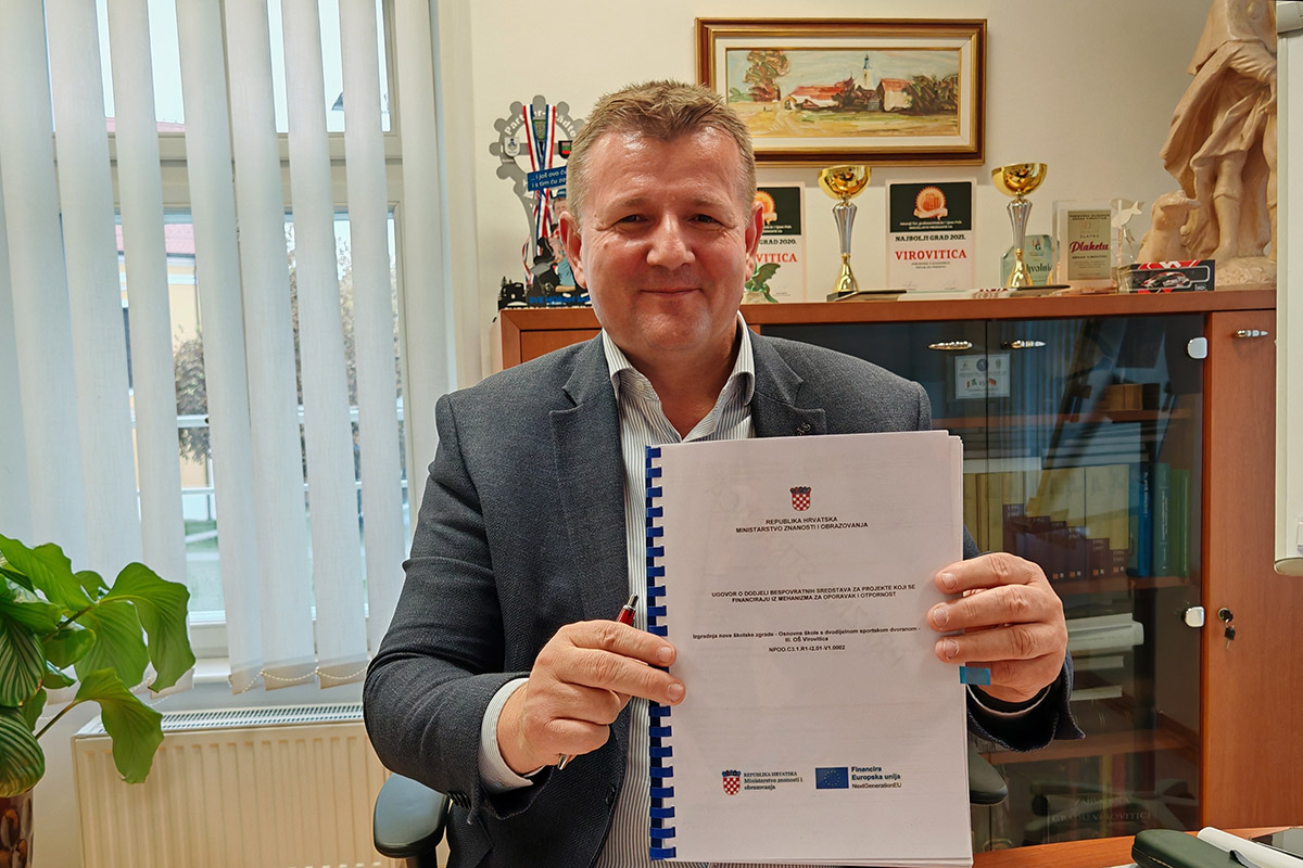 Potpisan Ugovor o financiranju za III. osnovnu školu sa sportskom dvoranom, najveći gradski EU ...